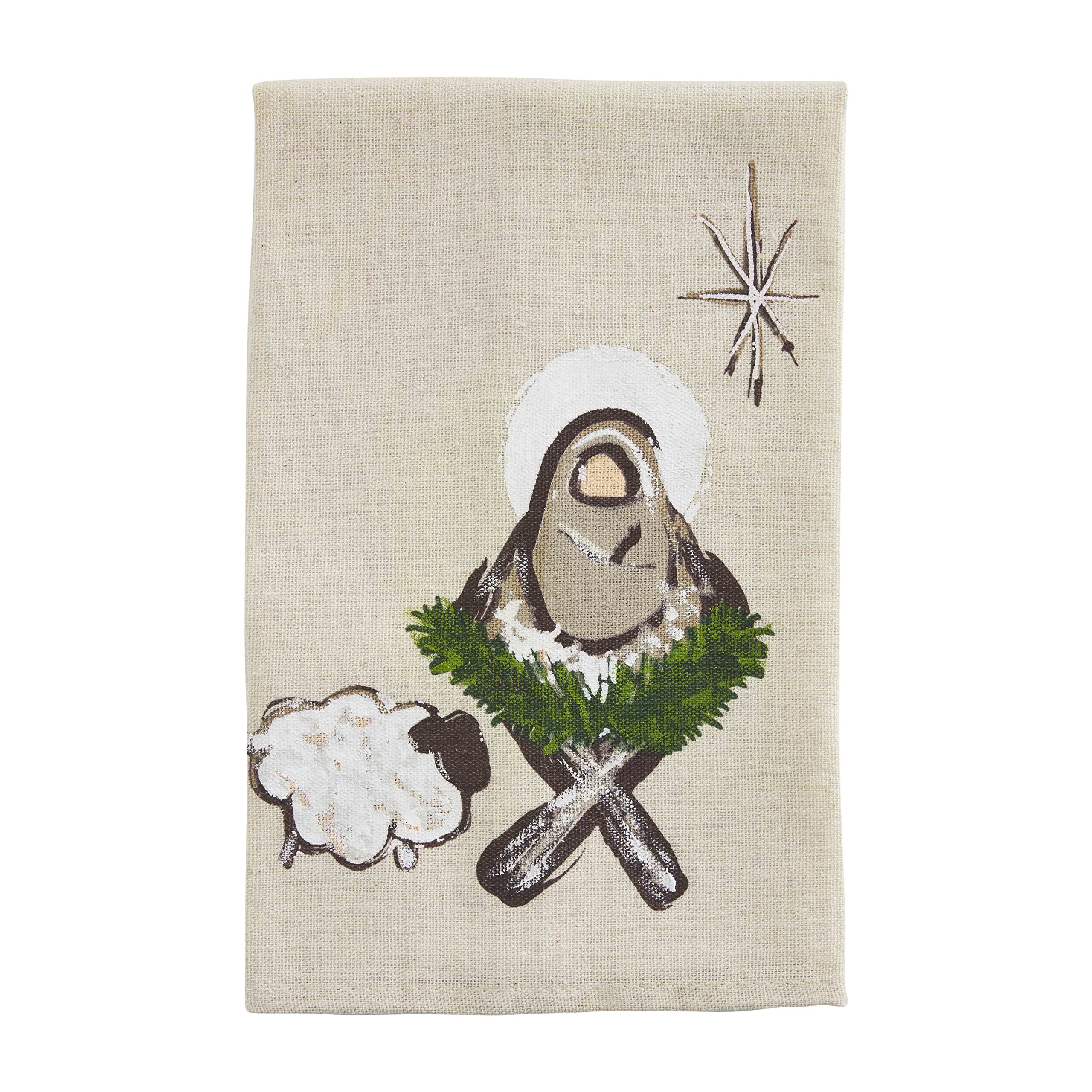 Mud Pie Painted Towel, Jesus