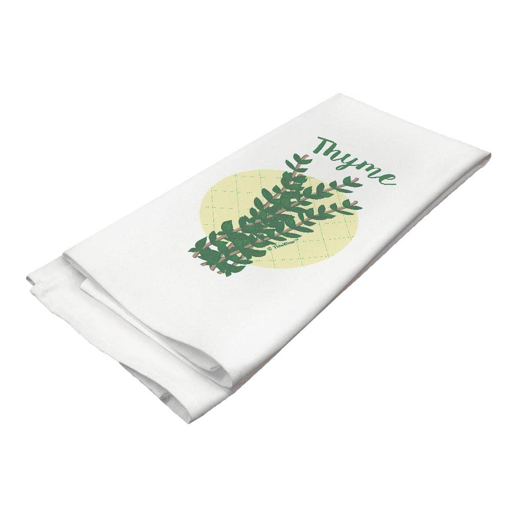 Farmhouse Kitchen Decor Thyme Popular Cooking Herbs and Spices 2 Pack Kitchen Tea Towels Thyme