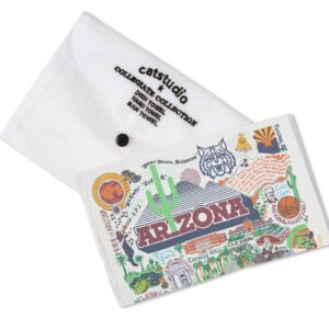 Catstudio Dish Towel, University of Arizona Wildcats Hand Towel - Collegiate Kitchen Towel for Arizona Fans for Students, Graduation, Parents and Alums