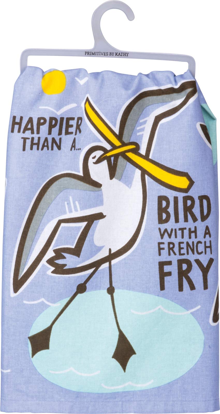 Kitchen Towel - Happier Than A Bird With A Fry