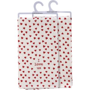 primitives by kathy i love us kitchen towel