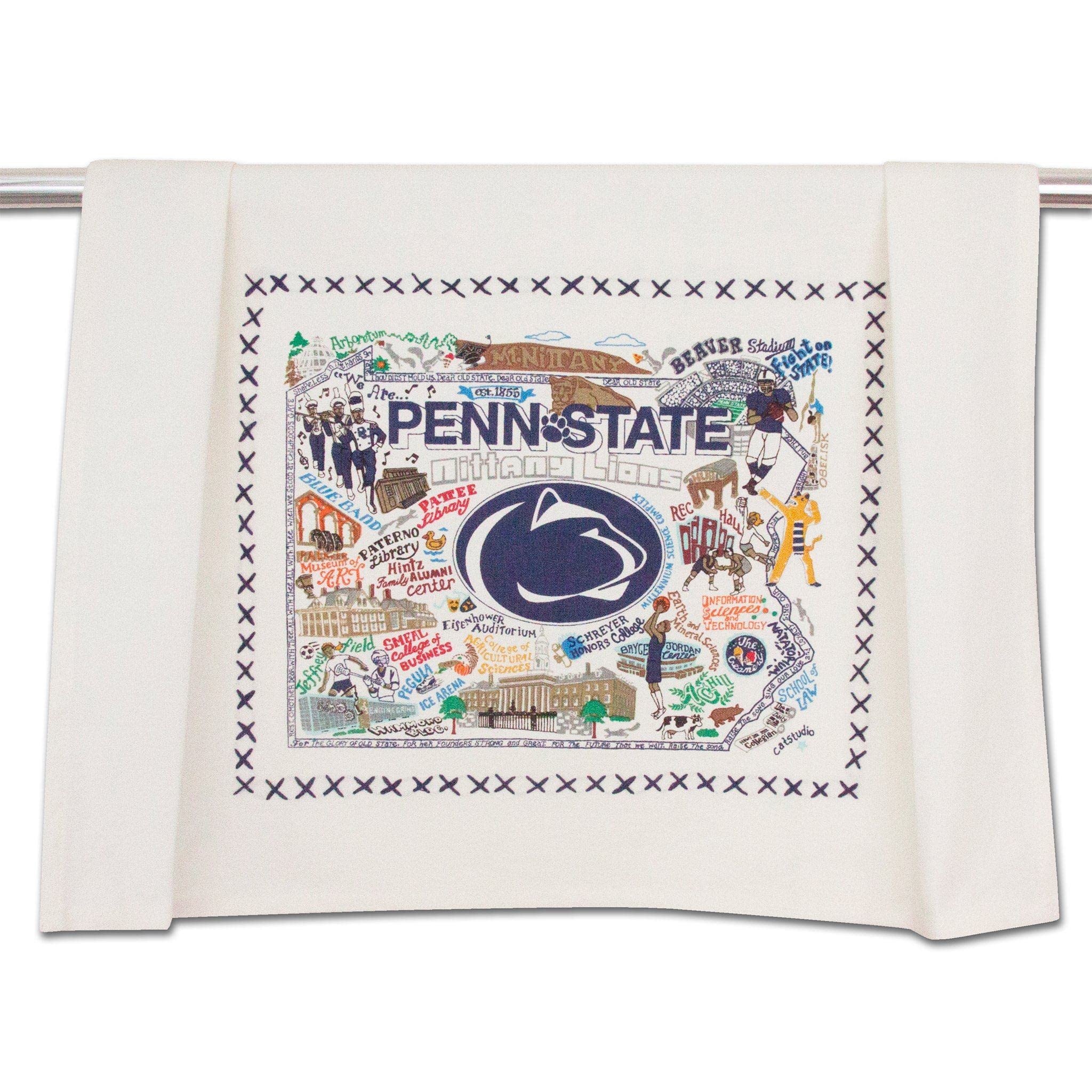 Catstudio Dish Towel, Penn State University Nittany Lions Hand Towel - Collegiate Kitchen and Tea Towel for Penn State Fans - Perfect Graduation Gift, Gift for Students, Parents and Alums