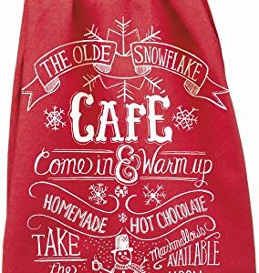 Kitchen Towel - "The Olde Snowflake Cafe"