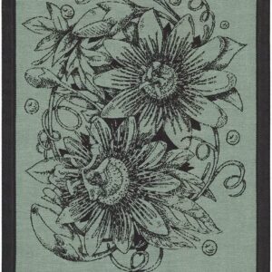 Ekelund Weavers - Frida Kahlo Design 'Mi Jardin' -100% Organic Cotton Dish Towel - @14 x 21 inches