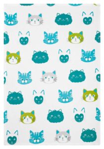 mu kitchen designer print kitchen towel, cats