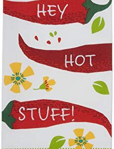 Kay Dee Designs Hot Stuff Pepper Tea Kitchen Towel, 18" x 28", Various