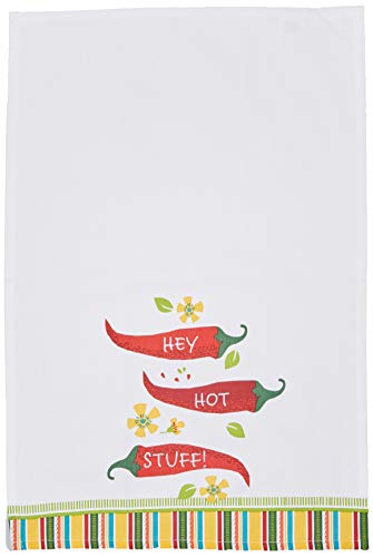 Kay Dee Designs Hot Stuff Pepper Tea Kitchen Towel, 18" x 28", Various