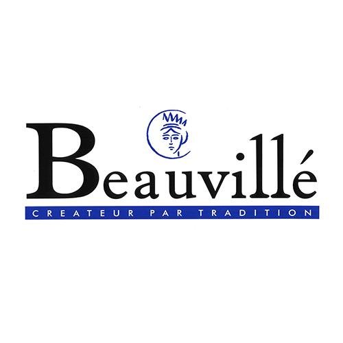 Beauville, Bruyère French Alsacienne Kitchen Tea Towel, Silk Screen Hand Printed