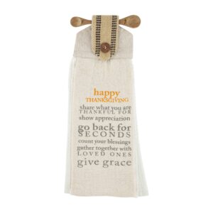 mud pie hanging towel set, thanksgiving