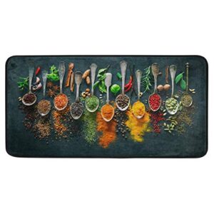 cooking herbs spices kitchen rugs kitchen mat bath rug floor door mats non slip doormat soft runner carpet home decor 39 x 20 inch