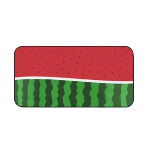 kitchen mat, fruit watermelon kitchen rug and mat cushioned anti-fatigue floor mat comfort standing mats doormat runner rug for hallway entryway bathroom laundry 20" x 39"