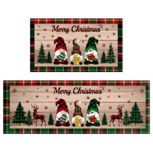 christmas kitchen rugs christmas rug christmas kitchen decor christmas gnomes buffalo border christmas kitchen mat christmas mat kitchen runner rugs comfort home decor non-slip floor mat doormat