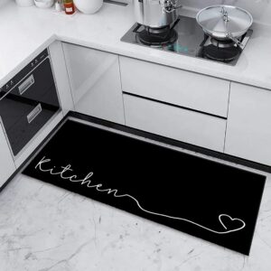 Zeekisfia Custom Kitchen Rug Personalized Name Floor Mat, Non-Slip Backing Mat, Comfort Anti Fatigue Kitchen Mat, Decor for Home Room Hallway Laundry Sink Runner Rug