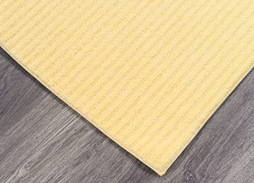 Garland Rug Sheridan. Plush Washable Nylon Bath Rug, 3-Piece Rug Set, Rubber Ducky Yellow