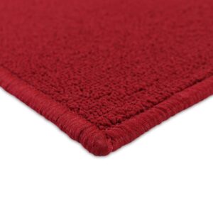 Arkwright SC Jakarta Small Kitchen Rug Mat - Non Skid Latex Backing Floor Rugs for Home, Kitchen, Outdoor (20x30 in, Red)