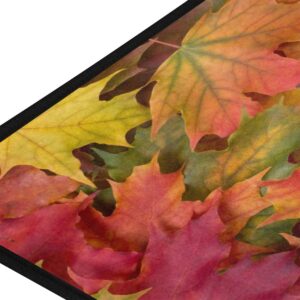 AGONA Anti Fatigue Kitchen Mat Autumn Fall Leaves Kitchen Floor Mat Soft Standing Mats Absorbent Area Rugs Non Slip Kitchen Rugs Bath Rug Runner Carpet for Home Decor Indoor Outdoor