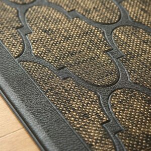 Deluxe Anti-Fatigue Kitchen Mats 39"x20" Oil and Stain Resistant with Strong Fabric, Stylish Chef Mat Match Every Corner