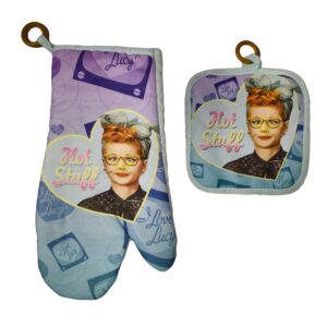 lucy pot holder/oven mitt hot stuff