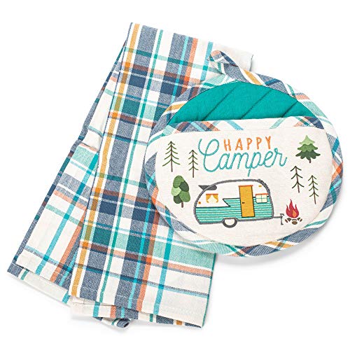 Happy Camper Potholder Gift Set