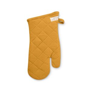 full circle kind collection plant-dyed organic cotton, oven mitt, turmeric