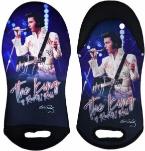 elvis presley neoprene oven mitt the king white jumpsuit