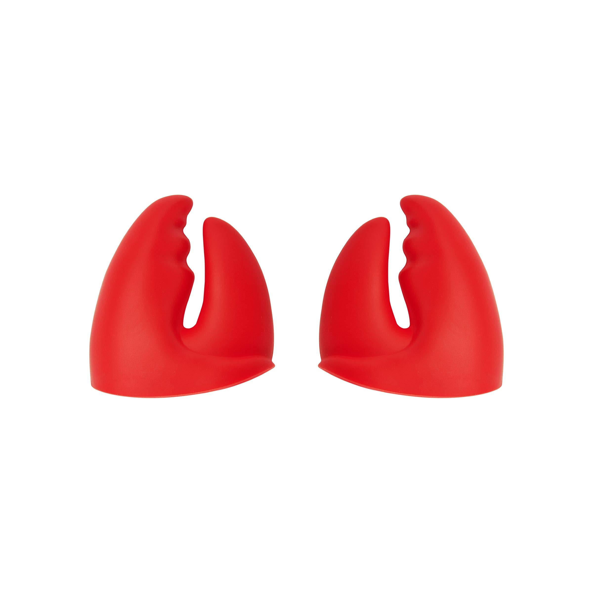 Genuine Fred Pot Pinchers Silicone Pot Holders,Red