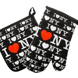 Artisan Owl Officially Licensed I Love New York Oven Mitt & Pot Holder Set