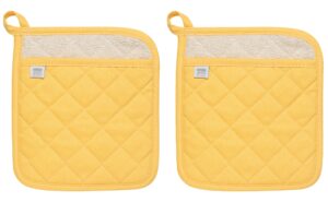 now designs 506535 superior potholders, set of two, lemon 2 count