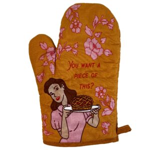 you want a piece of this oven mitt funny pie baking lover gift novelty kitchen glove funny graphic kitchenwear funny food novelty cookware piece of oven mitt