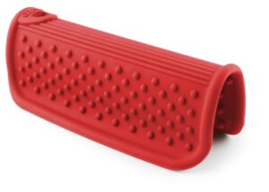 dexas silicone pot handle holder, red