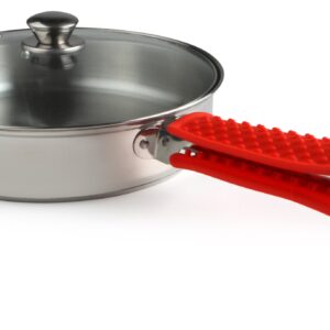 Dexas Silicone Pot Handle Holder, Red