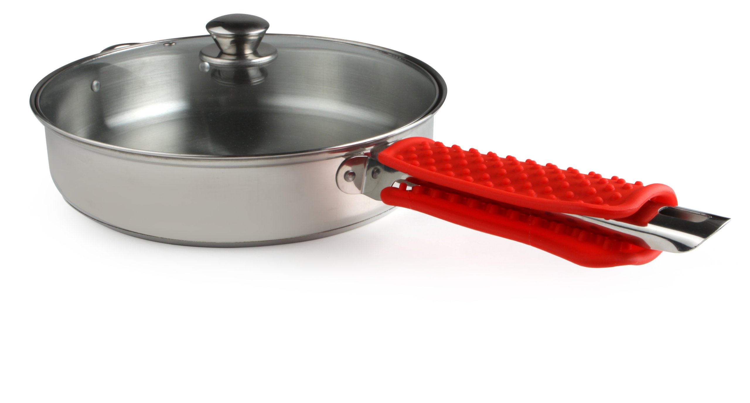 Dexas Silicone Pot Handle Holder, Red