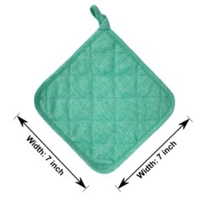 Lobyn Value Packs Potholders 10 Each Beach Themed Color Seafoam Green