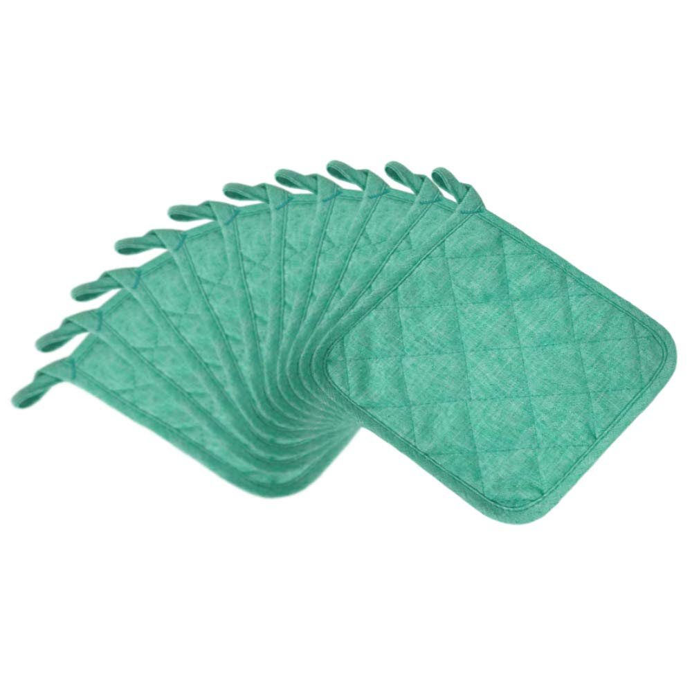 Lobyn Value Packs Potholders 10 Each Beach Themed Color Seafoam Green