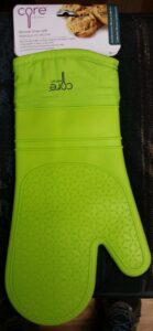 core home grn sili kitchen mitt silicon mitten