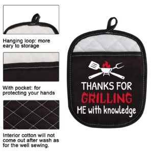 Teacher Appreciation Gift Thanks for Grilling Me with Knowledge Grilling Gift BBQ Gift for Teacher (Grilling Knowledge)