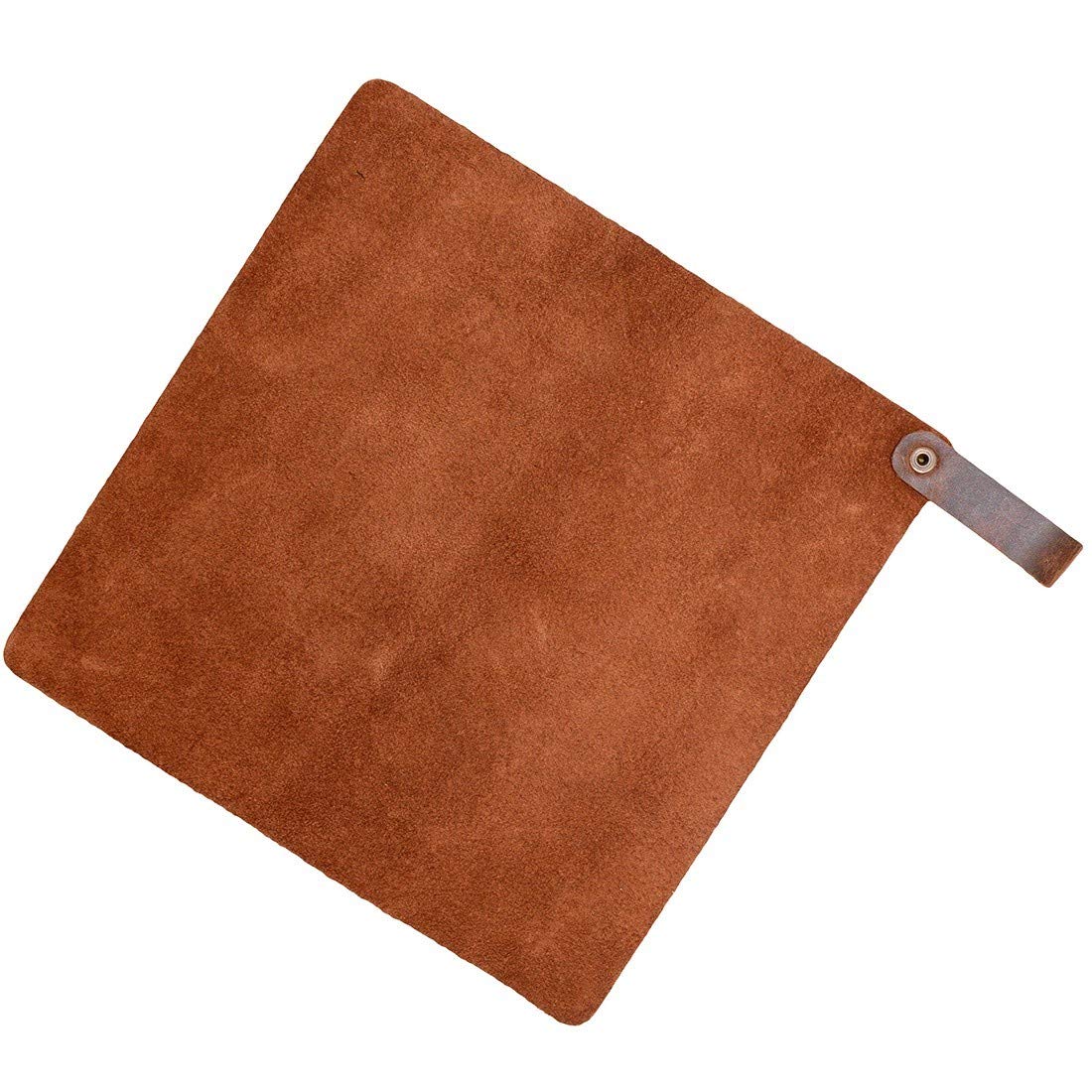 Hide & Drink, Squared Potholder Sheet, Cookware Kitchen and Bakery Supplies, Home Essentials, Protection Sheet, Full Grain Leather, Handmade, Bourbon Brown