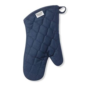 williams-sonoma kitchen oven mitt, navy blue