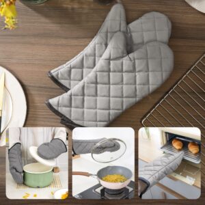 ARCLIBER Oven Mitts and Double Mitts Pot Holder Set