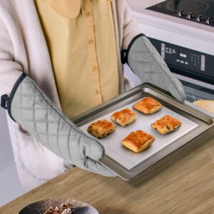 ARCLIBER Oven Mitts and Double Mitts Pot Holder Set