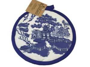 kay dee designs blue willow potholder