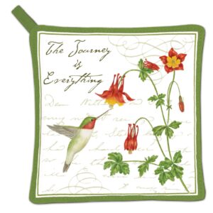 alice's cottage ac21438 hummingbird pot holder