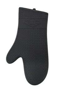 ritz food service rzs685bk17 silicone oven mitt, 685-degree heat threshold, 17-inch, black