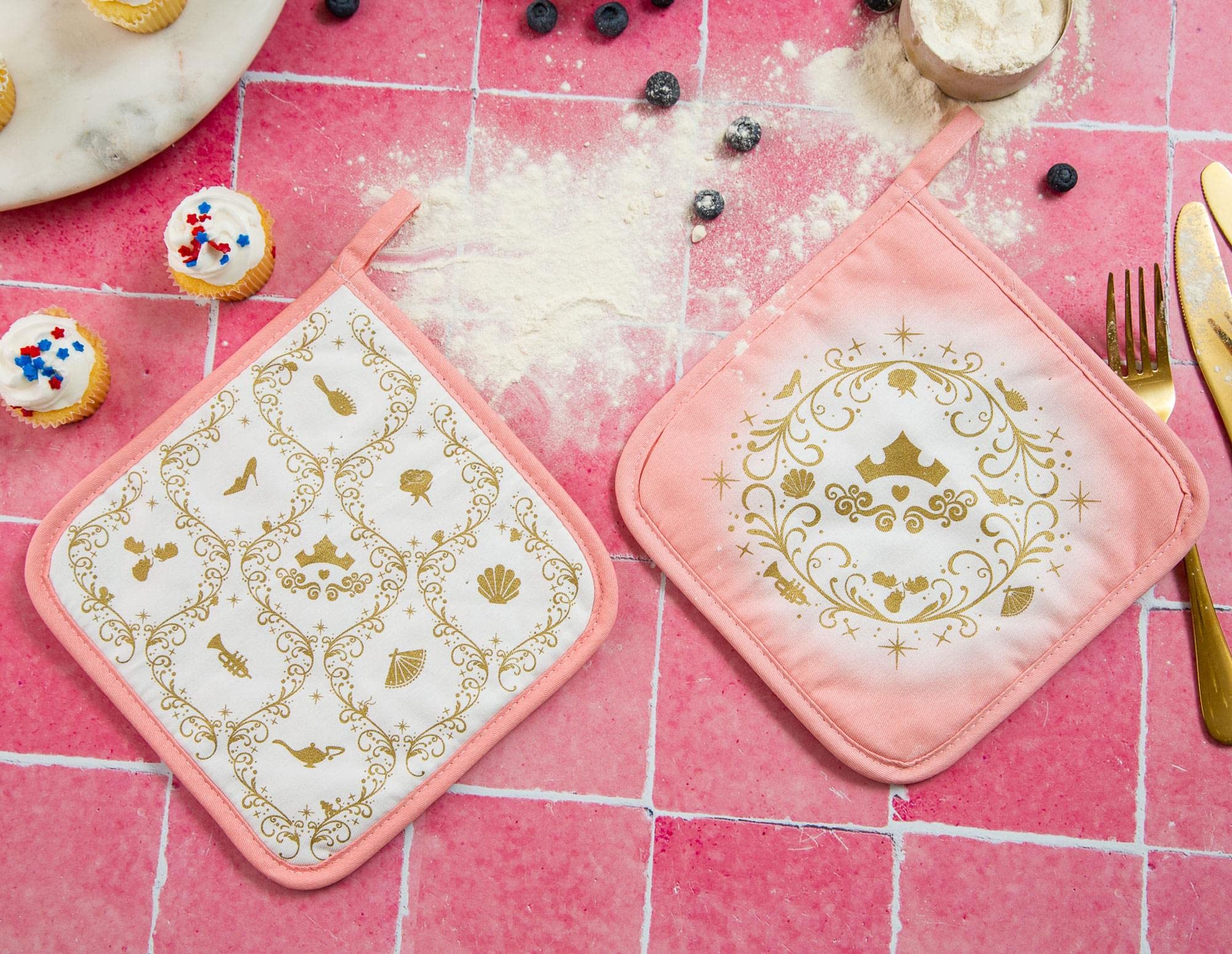 Disney Princess Kitchen Pot Holders | Set of 2