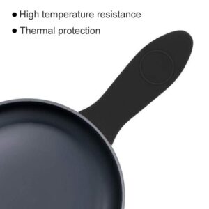 Yuyeran 4PCS Silicone Hot Handle Holder Non-Slip Pot Iron Grip Sleeve Cover for Kitchen Home