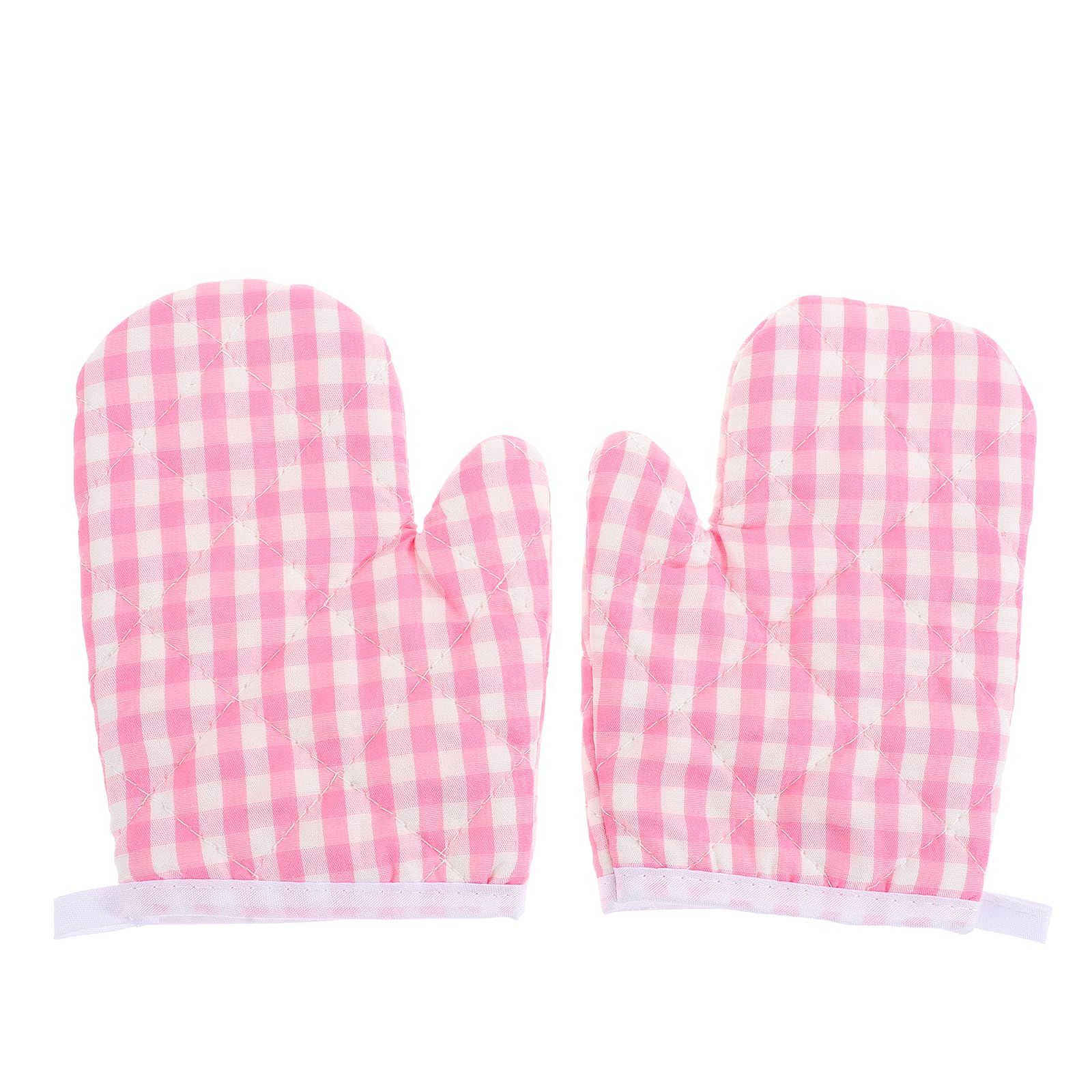 2pcs Kids Oven Mitts for Children Play Kitchen Heat Resistant Kitchen Mitts Kitchen Gloves for Cooking Baking Kids Oven Gloves Griddle Accessories