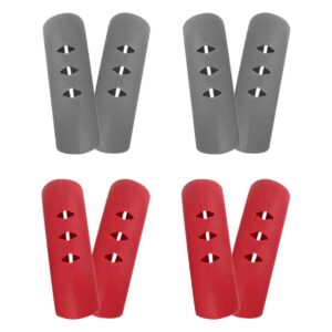 bestonzon 8pcs silicone pot silicone pan ear pot handle grips pot handle sleeve ear cover rubber