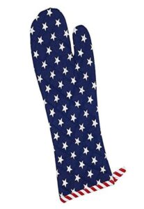 dii stars & stripes printed oven mitt, multi