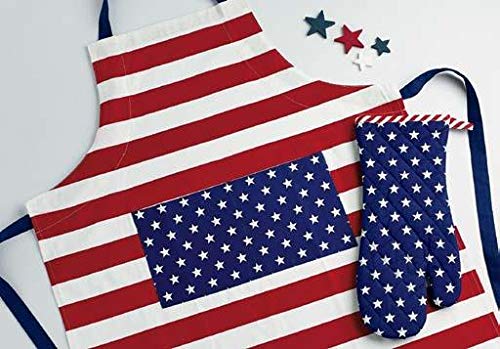 DII Stars & Stripes Printed Oven Mitt, Multi