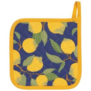 now designs potholder, lemons